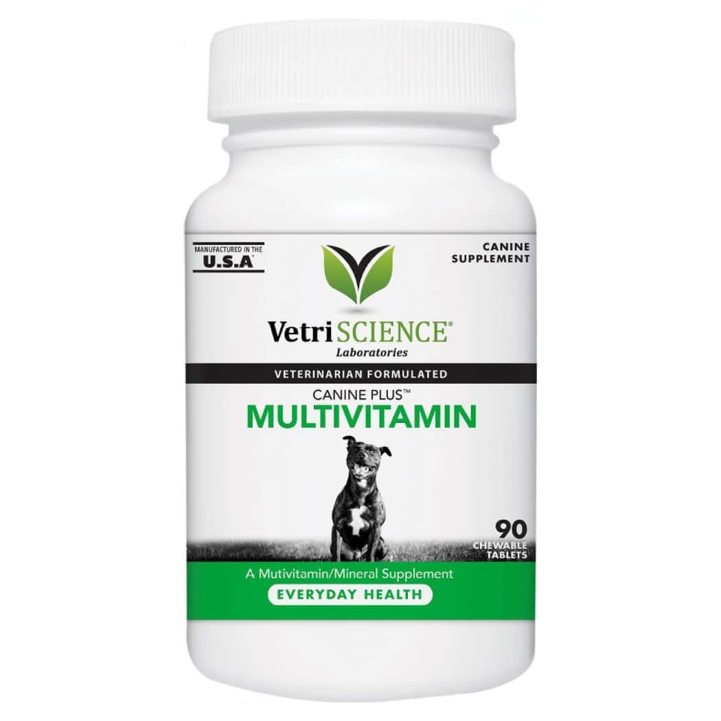 VetriScience Canine Plus Multivitamin for Everyday Health Tablet Chews ...